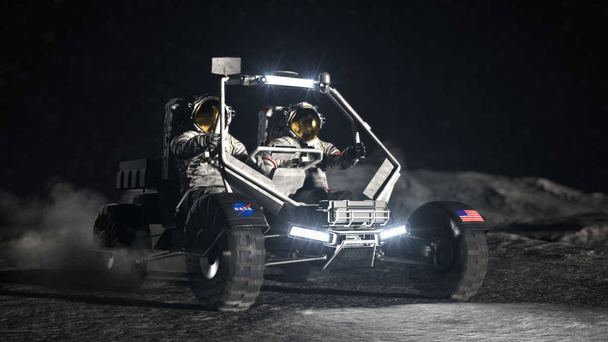 La nouvelle voiture lunaire de la NASA pour les astronautes d'Artemis ...